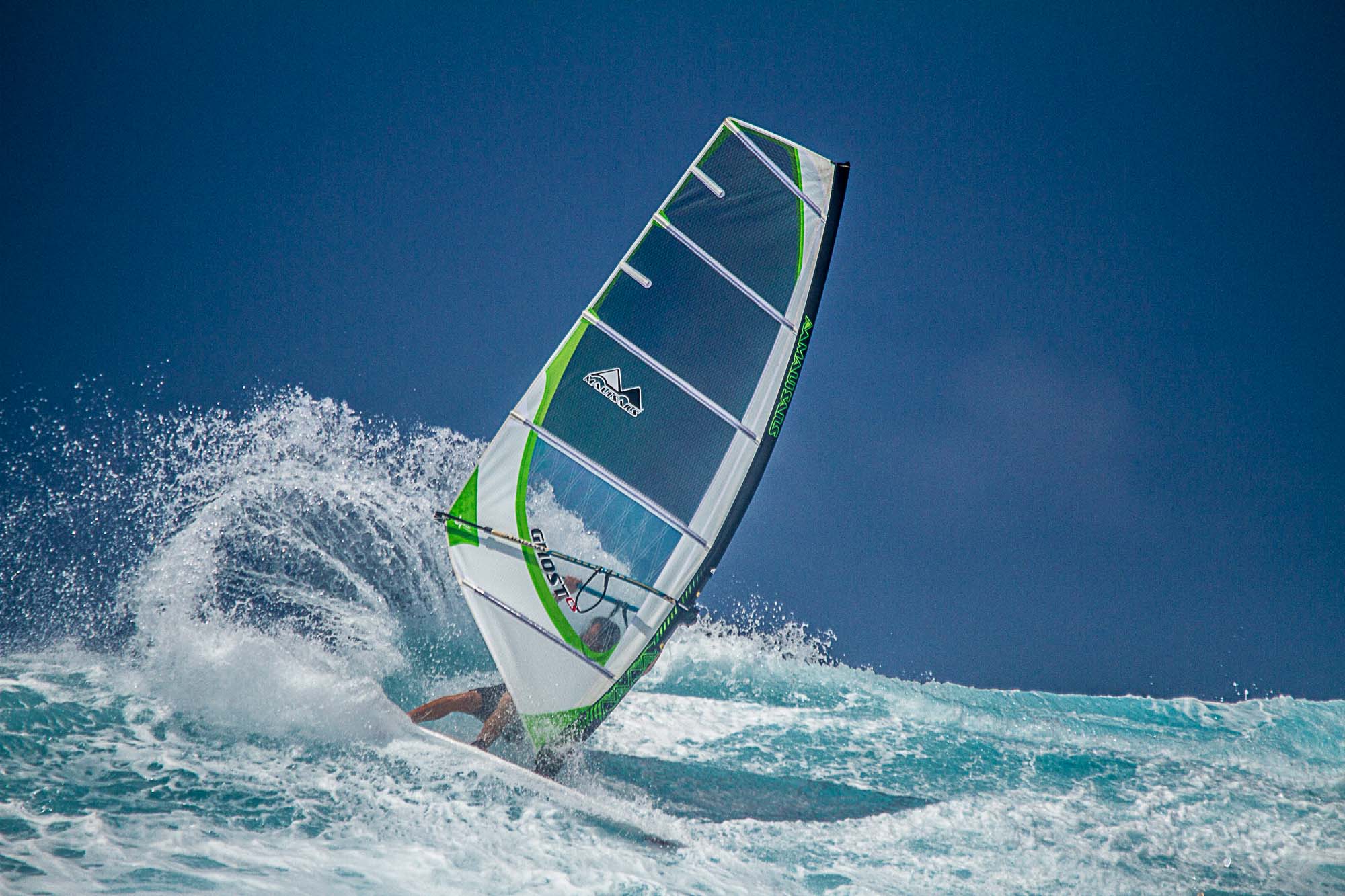 2015 Ghost CS - Side-shore light-weight wave sail | MauiSails Hawaii