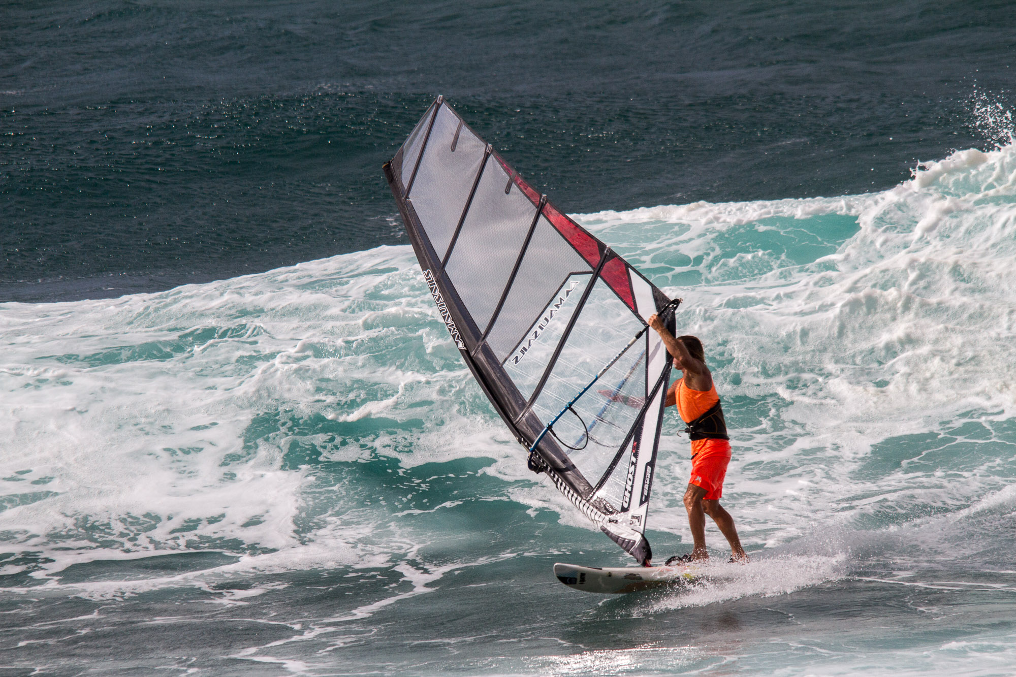 2017 Ghost CS - Side-shore light-weight wave sail | MauiSails Hawaii